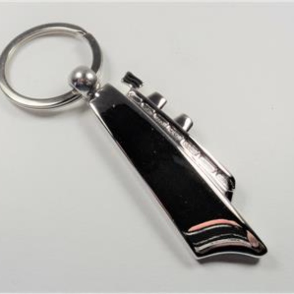 Accessories | Aircraft Metal Silver Cruise Ship Liner Key Chain | Poshmark